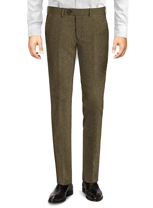 Light Weight Rust Brown Tweed Pants : Made To Measure Custom Jeans For ...