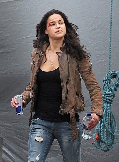 Michelle Rodriguez Furious 7 Leather Jacket : Made To Measure Custom ...