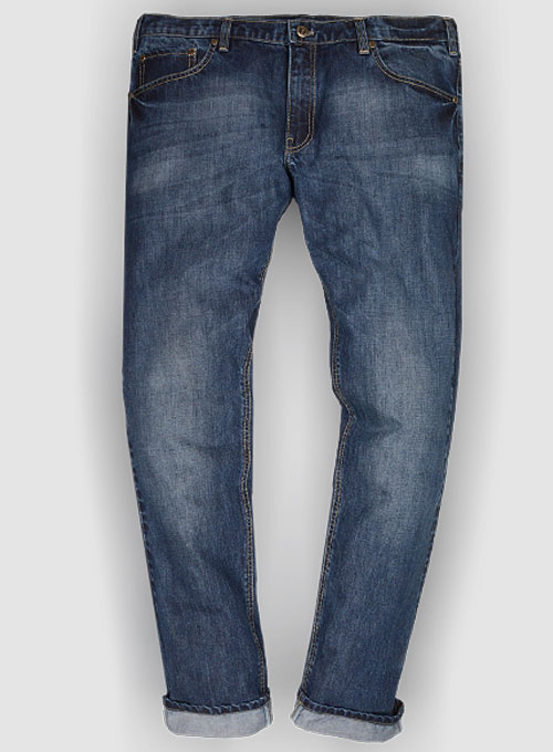 Thunder Blue Jeans - Stone Wash : MakeYourOwnJeans®: Made To Measure ...