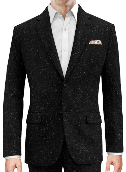 Black Flecks Donegal Tweed Suit : MakeYourOwnJeans®: Made To Measure ...