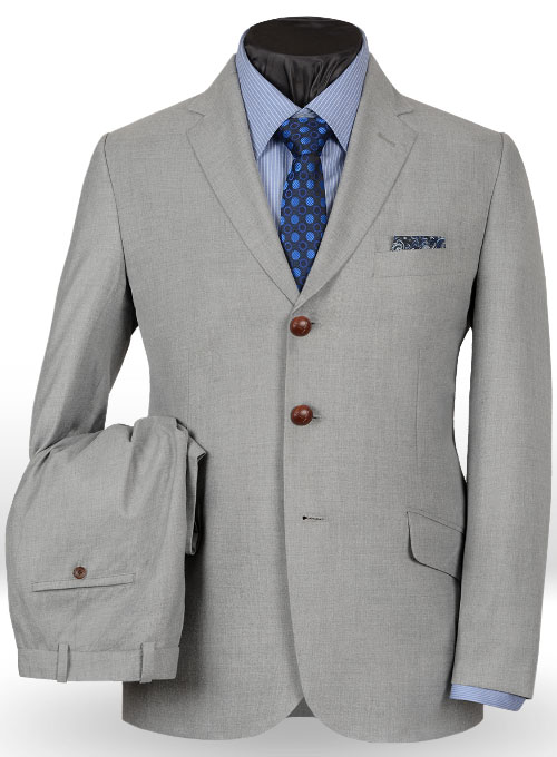 Frosted Light Gray Terry Rayon Suit : MakeYourOwnJeans®: Made To ...