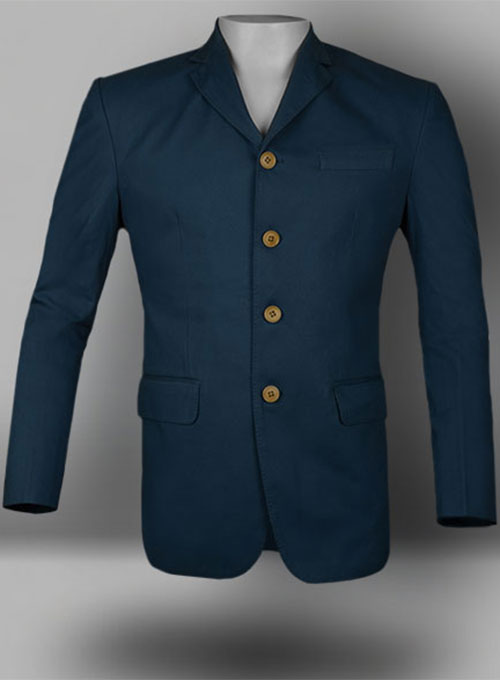 Powder Blue Peached Twill Jacket : Made To Measure Custom Jeans For Men ...
