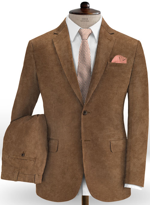 Rust Brown Thick Corduroy Suit : MakeYourOwnJeans®: Made To Measure ...