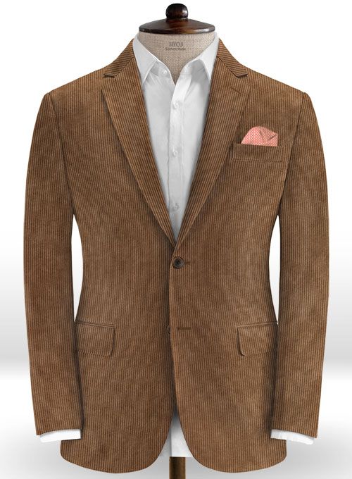 Rust Brown Thick Corduroy Suit : MakeYourOwnJeans®: Made To Measure ...