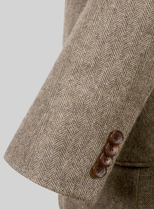 Musto Vintage Herringbone Dark Brown Tweed Overcoat : MakeYourOwnJeans ...